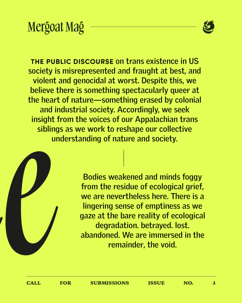 Mergoat Magazine - Mergoat